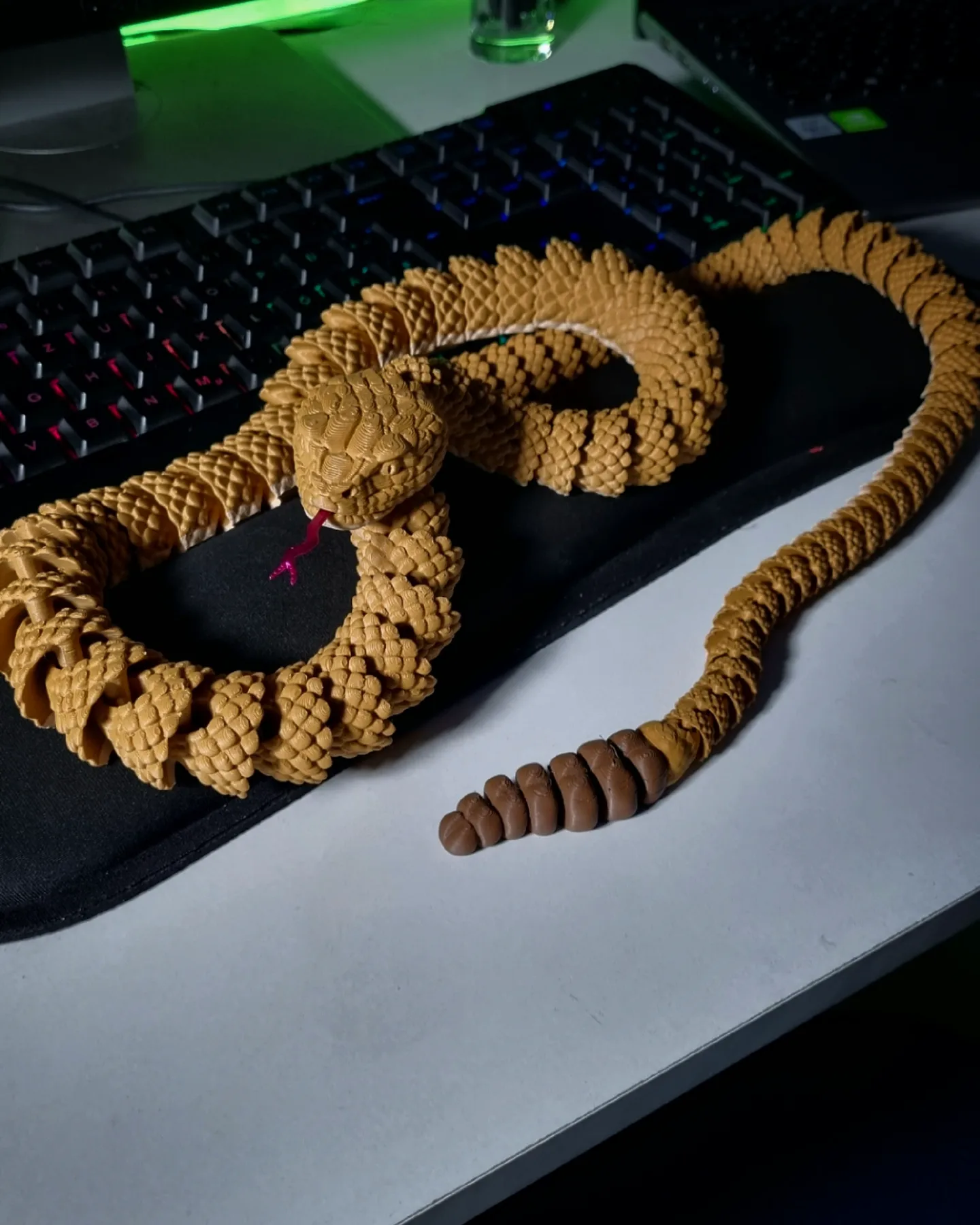 3D printable Snake and Rattlesnake • made with Snapmaker A350・Cults