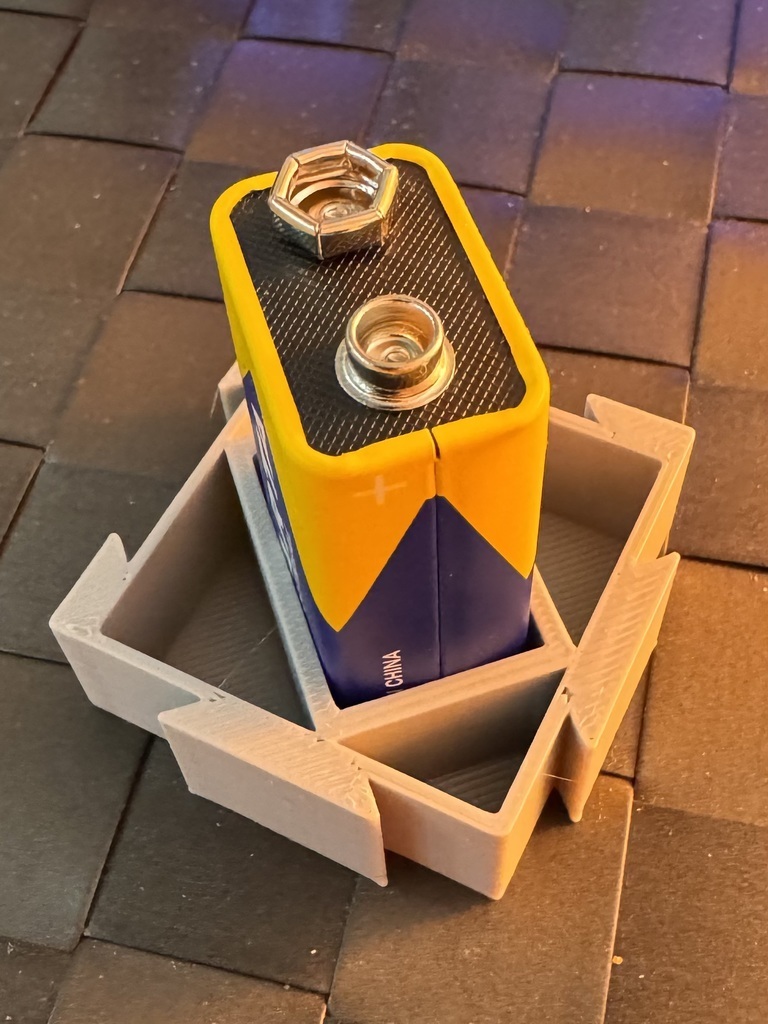 Free 3D file Modular battery holder for 9-volt batteries 🔋・3D printable ...