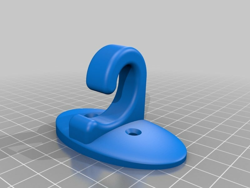 STL file Balcony curtain rod hook 🪝 ・3D printing template to download・Cults