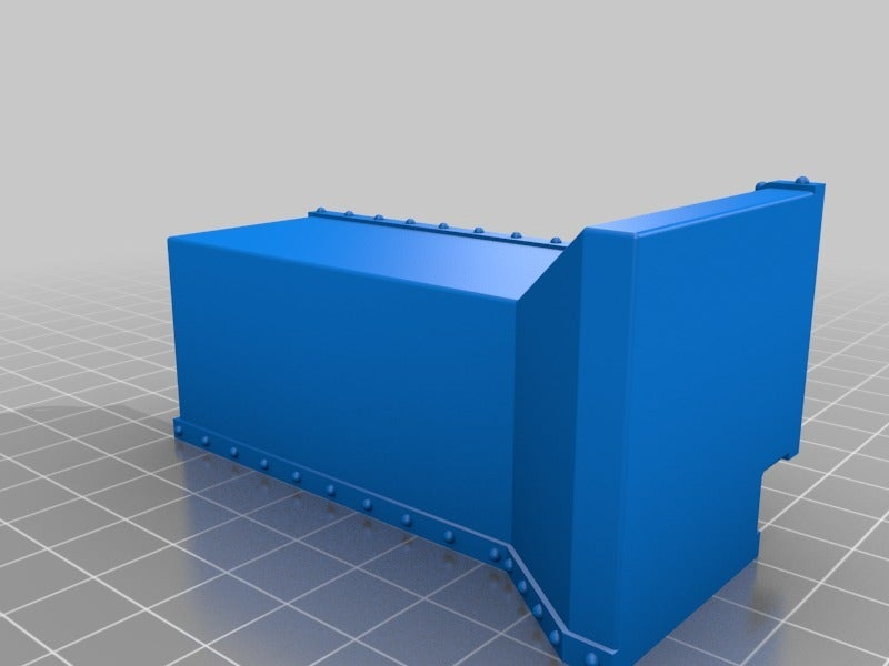 🏛️ Concrete Blast Wall・Free STL File for ・Cults