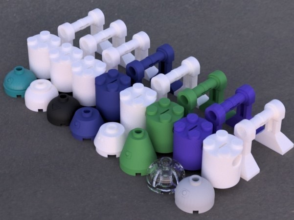 🤖 R2 Through R9 Astromech Droids (not Lego) (Reupload)・Free STL File ...