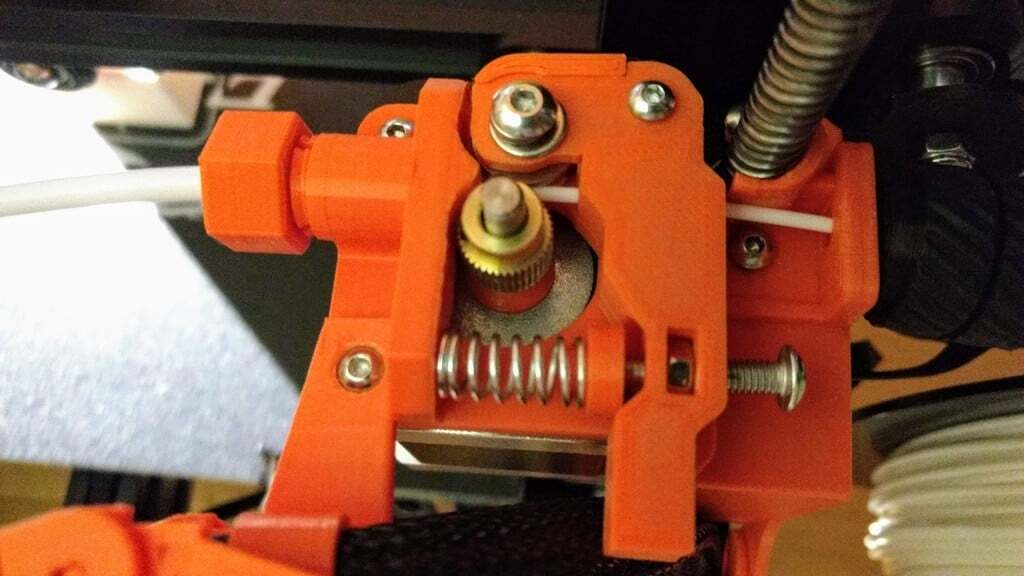 3D printed Ender & CR10 Filament Extruder Block with Threaded Coupler ...