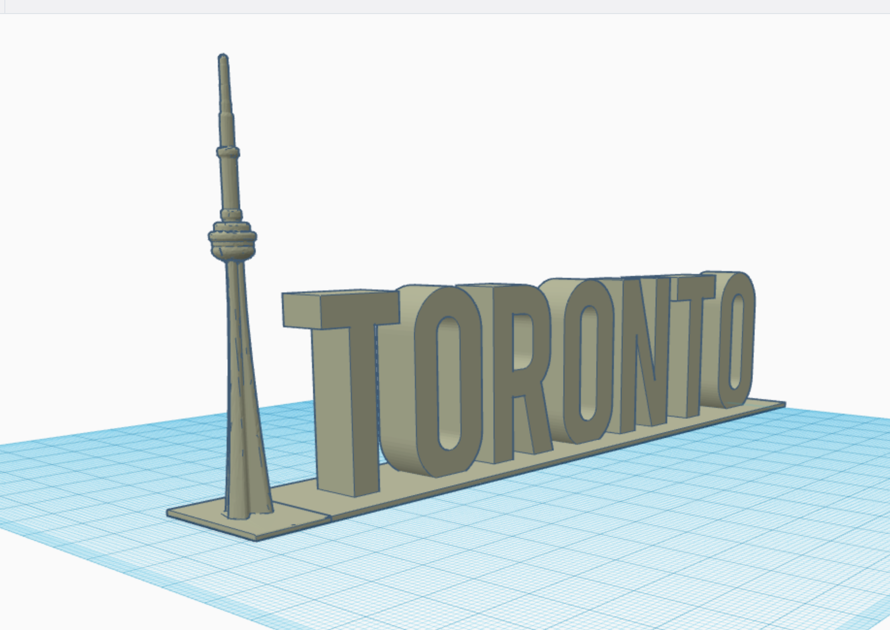STL file TORONTO LANDMARK DECOR 🇨🇦・3D print model to download・Cults