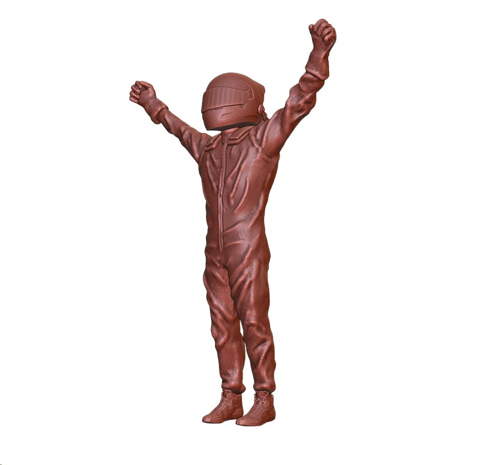 STL file RALLY DRIVER F1 SCALE CARS HELMET CHAMPION 🪖・3D printable ...