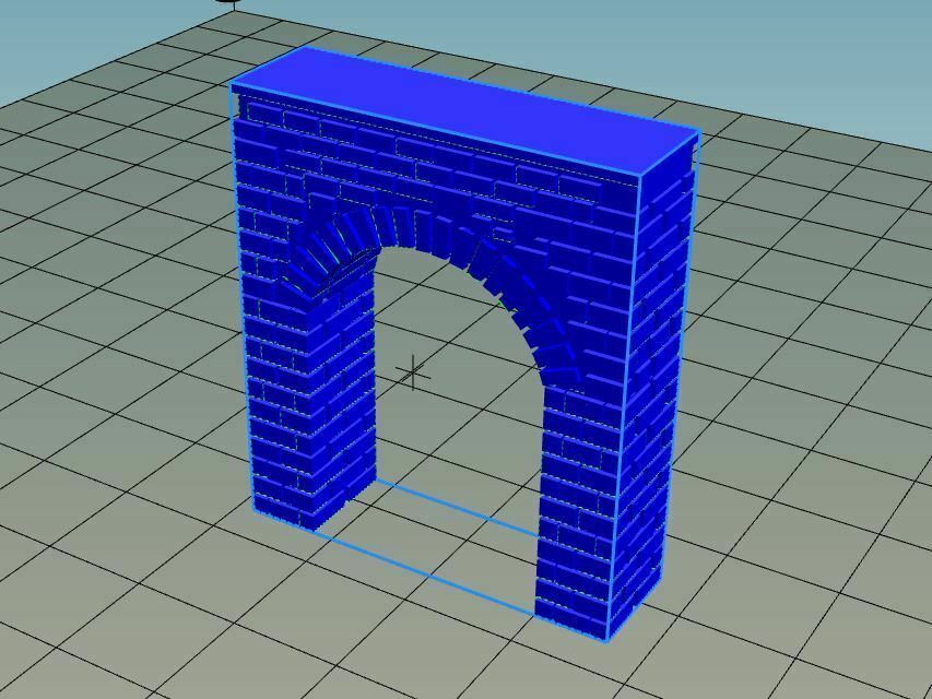 Free 3D file Tunnel Portal 1 Track Z Gauge 1:220 🏛️・Object to download ...