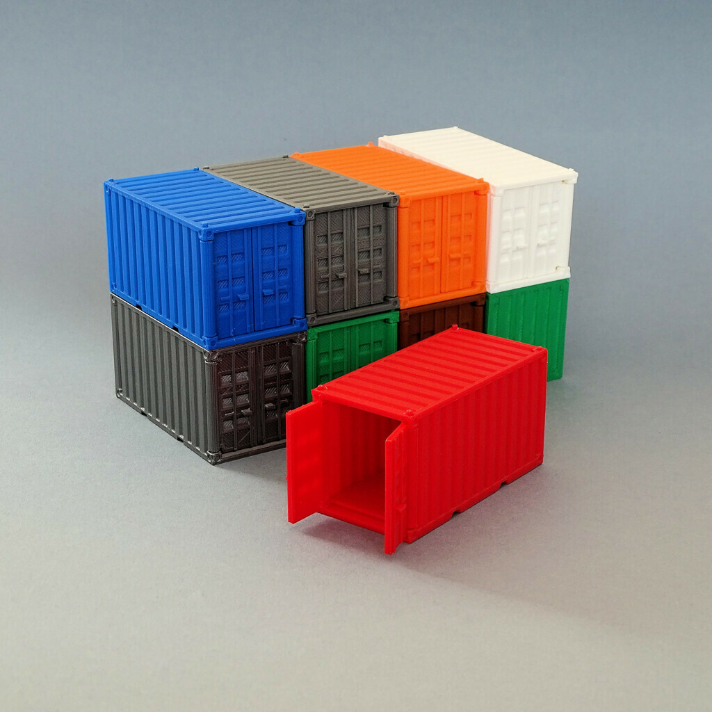 🖊️ Shipping Container - toy for kids or pen holder・Free 3D File for ・Cults