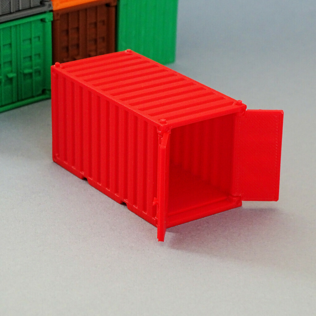 🖊️ Shipping Container - toy for kids or pen holder・Free 3D File for ・Cults