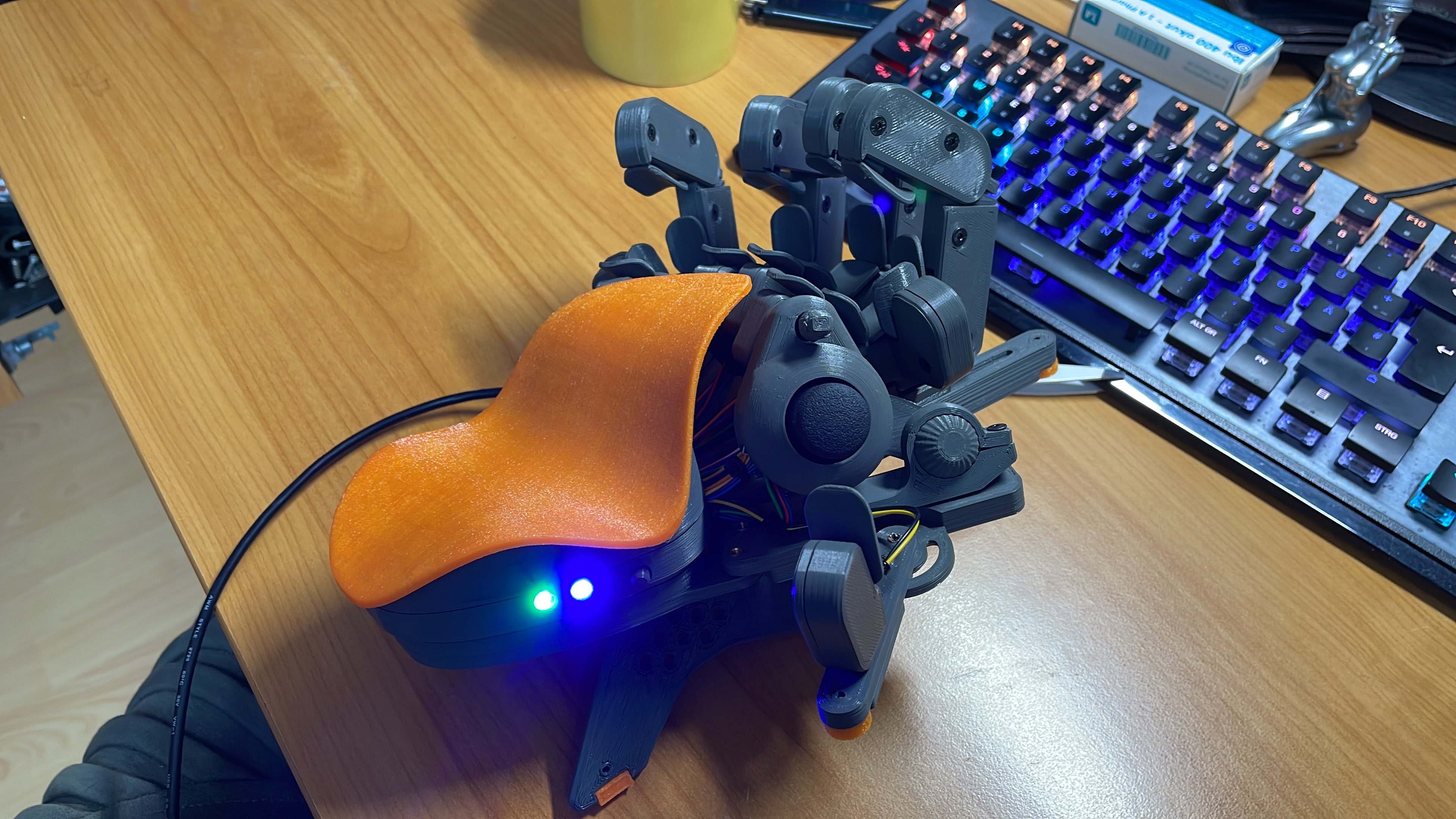 3D printable Azeron cyborg replica v3.0 • made with Mk3s+・Cults