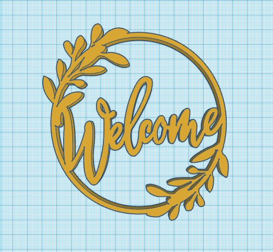 🪞 welcome・Free STL File for ・Cults