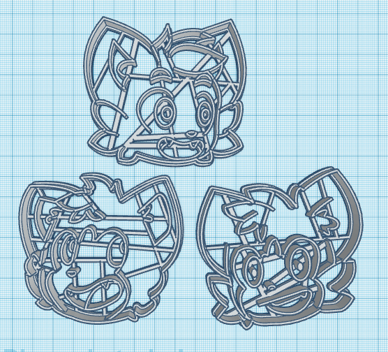 Файл STL acenix mikecrack cookie cutter 🍪 ・Модель 3D-принтера для ...