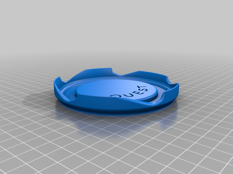 Archivo STL gratis Soporte para el mando de Oculus Quest 2 + etiquetas ...