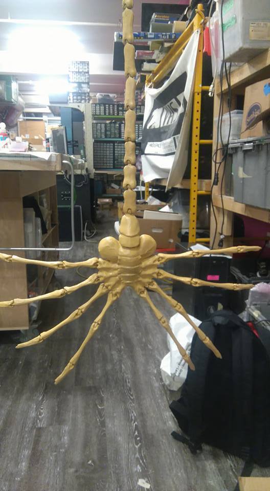 3D printing Agisis Ultimate Alien Face Hugger (40in x 23in - LIFE SIZE ...