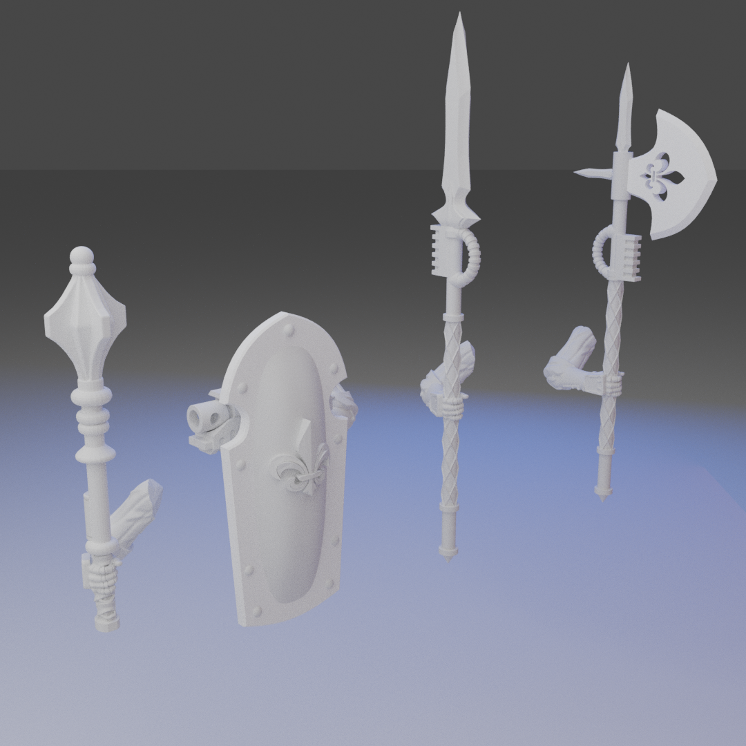 🛰 Space nun melee power weapon v3.0・ STL File for ・Cults