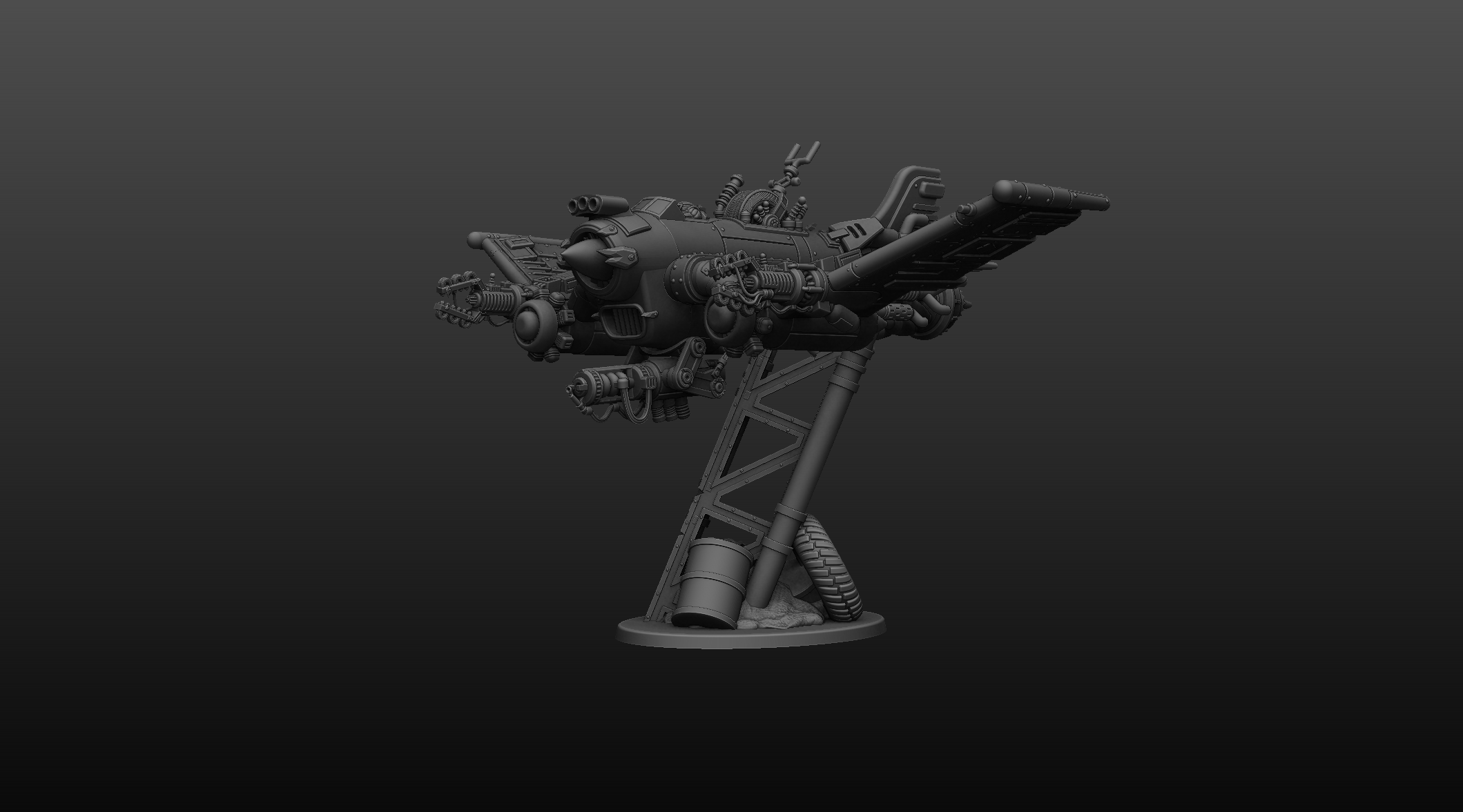 3D file Scrap plane, jet... made for war 🛩️ ・3D print design to ...