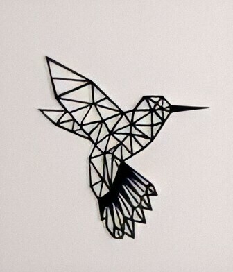 Archivo STL Colibrí estilo origami 🌐 ・Diseño de impresión en 3D para ...