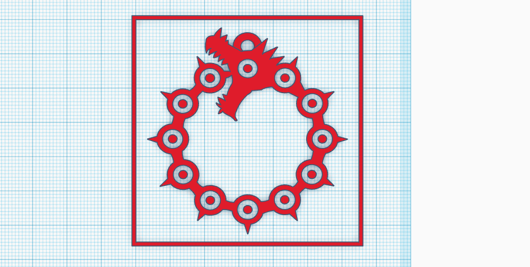 🎨 Symbol of Meliodas two colors・Free STL File for ・Cults