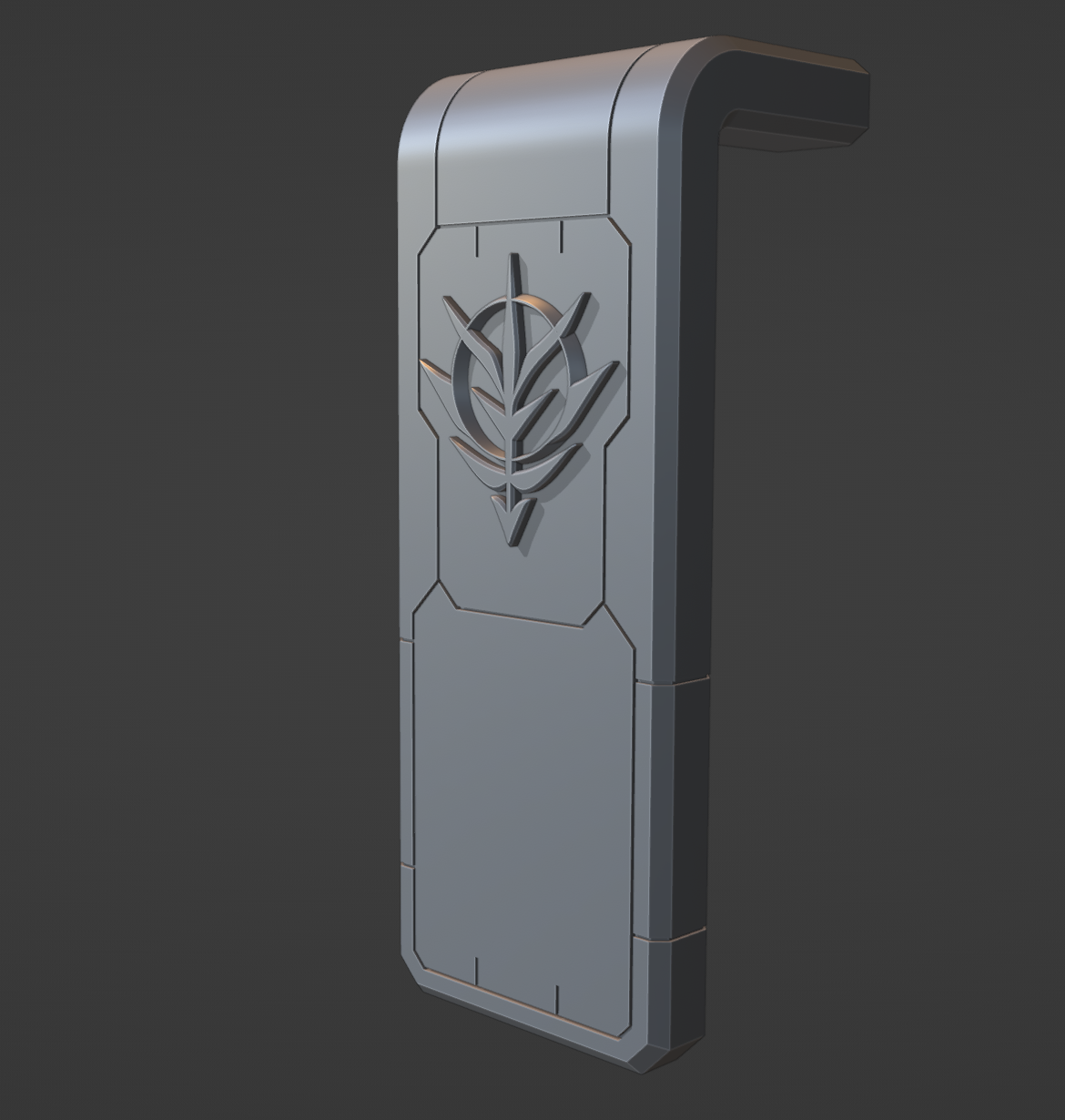 🛡️ Zaku II 1/100 Custom Shield・ 3D File for ・Cults