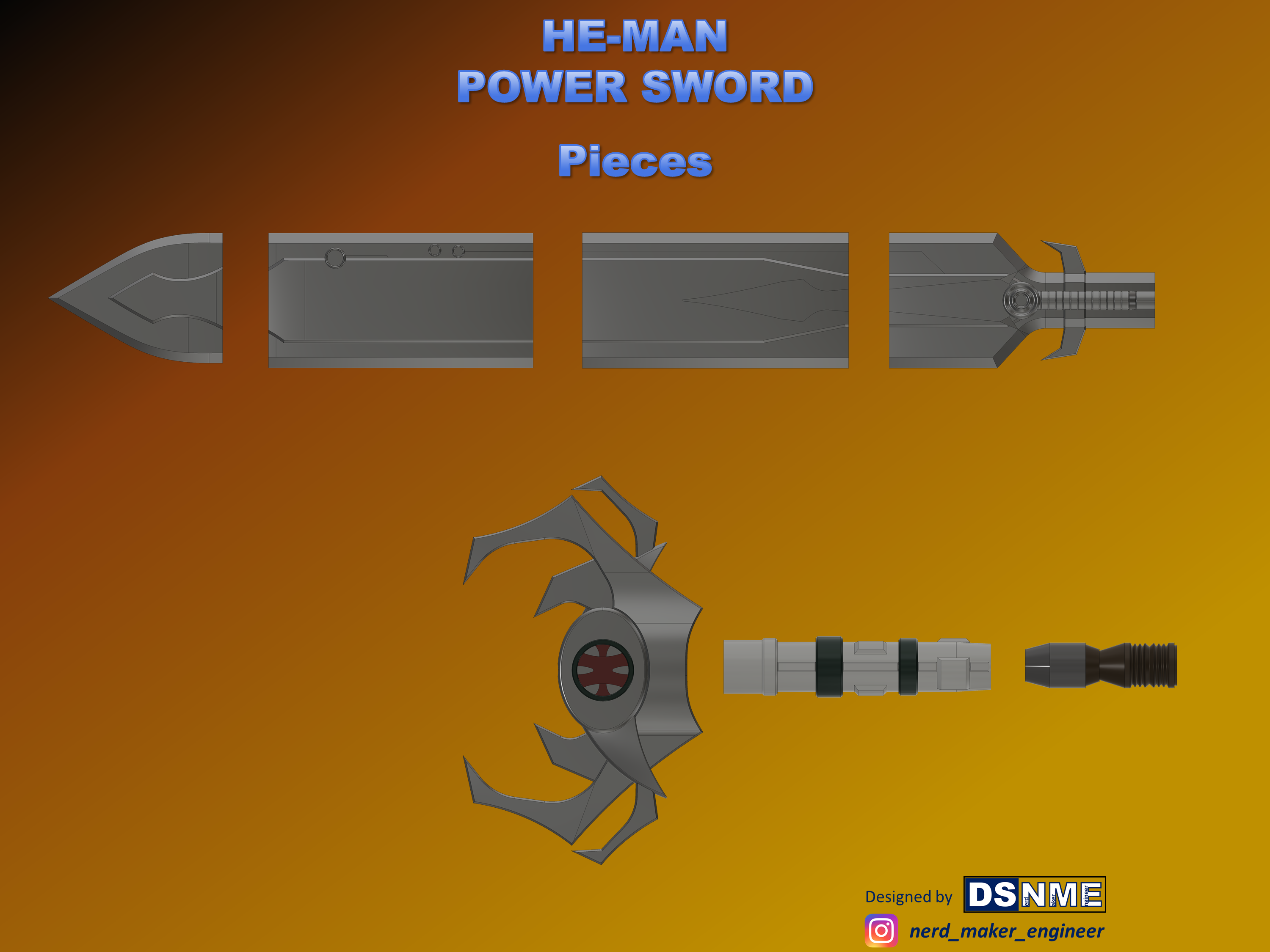 STL file HE-MAN Power Sword 2002 (Life Size) 🗡️ ・3D printable model to ...