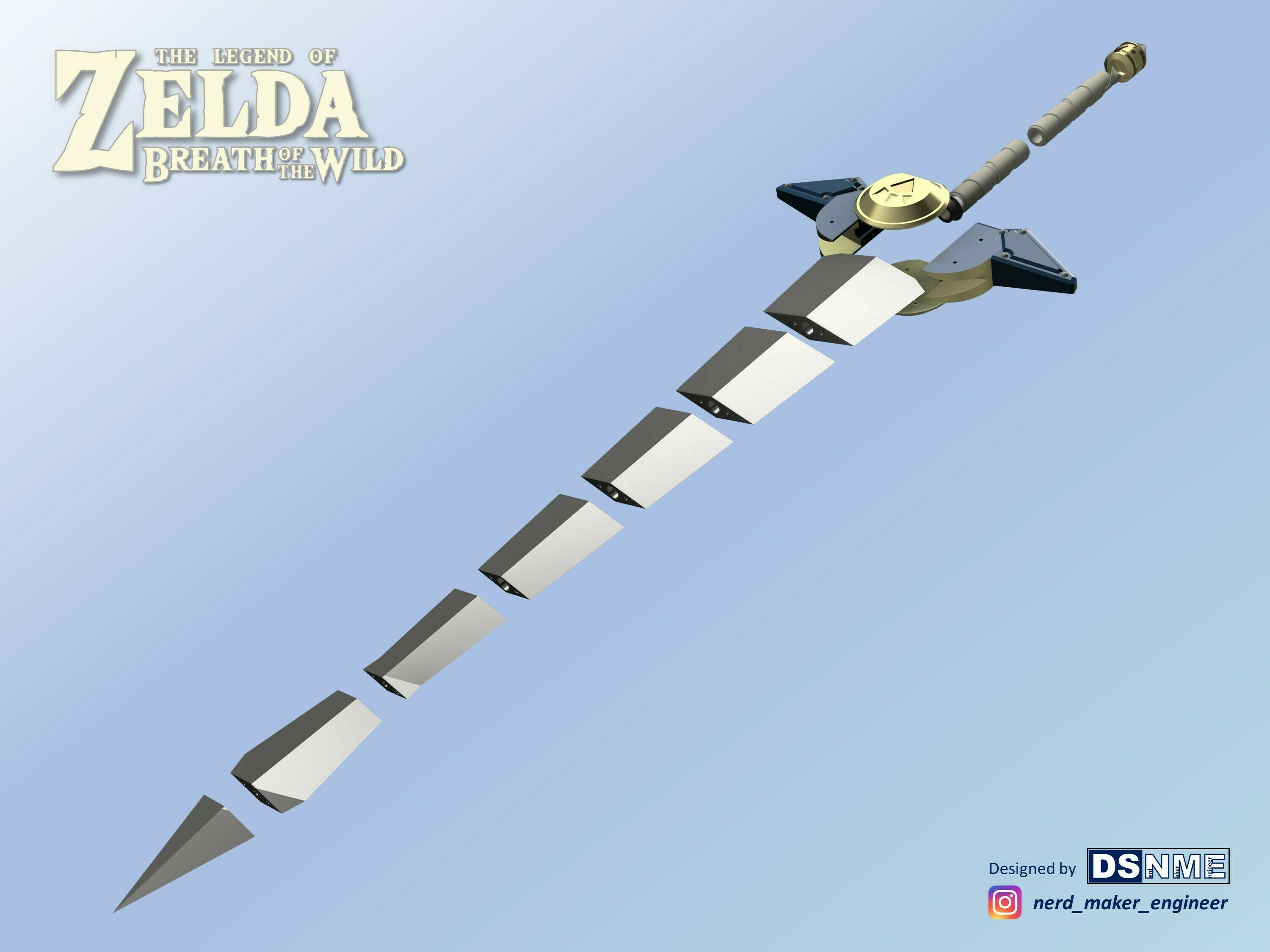 🗡️ Biggoron’s Sword from Zelda Breath of the Wild - Life Size・ STL File ...