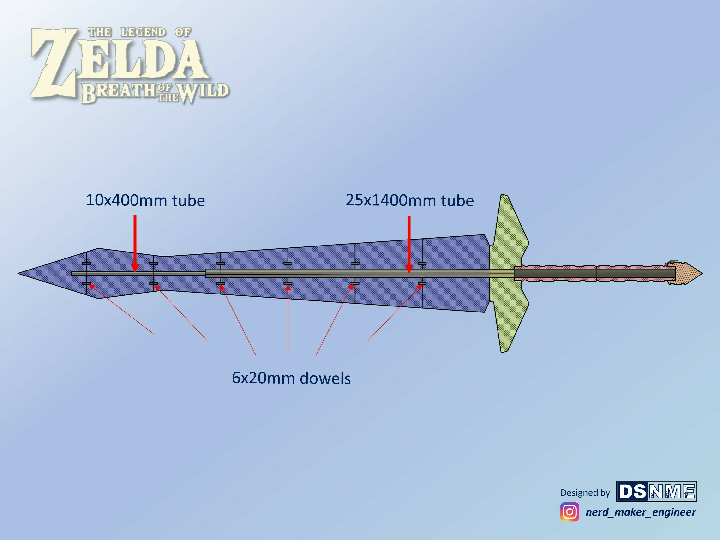 🗡️ Biggoron’s Sword from Zelda Breath of the Wild - Life Size・ STL File ...
