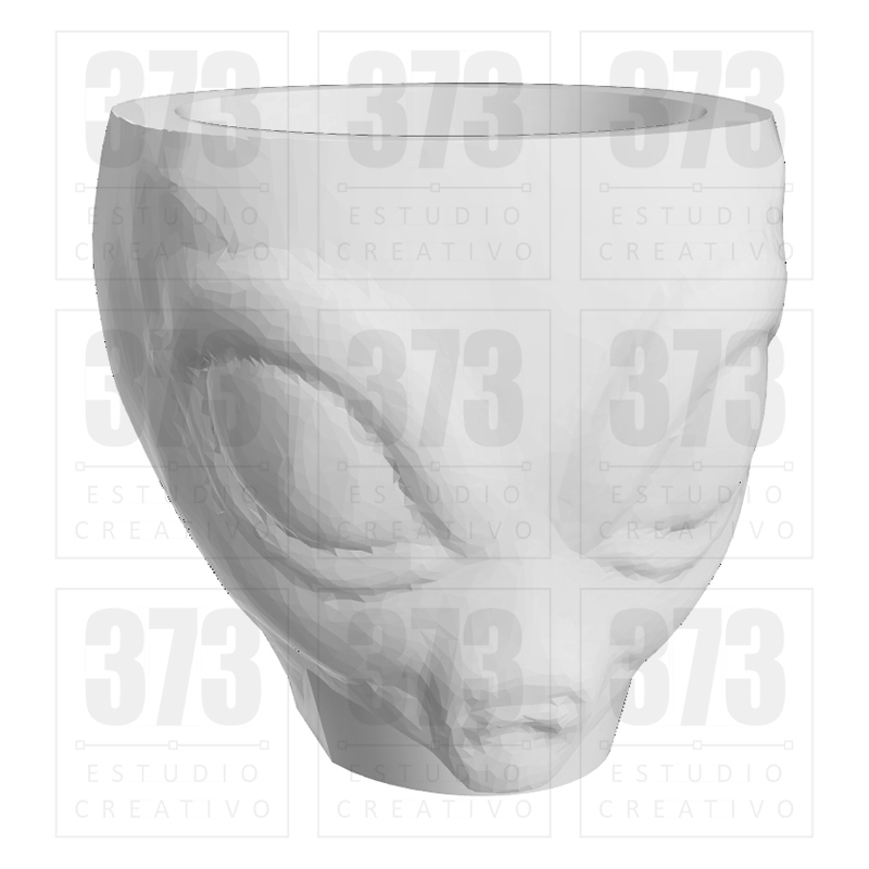 3D file ALIEN CEMENT POT MOULD 👽・3D printing idea to download・Cults