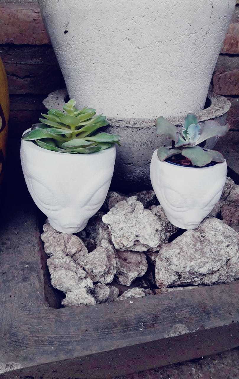 3D file ALIEN CEMENT POT MOULD 👽・3D printing idea to download・Cults