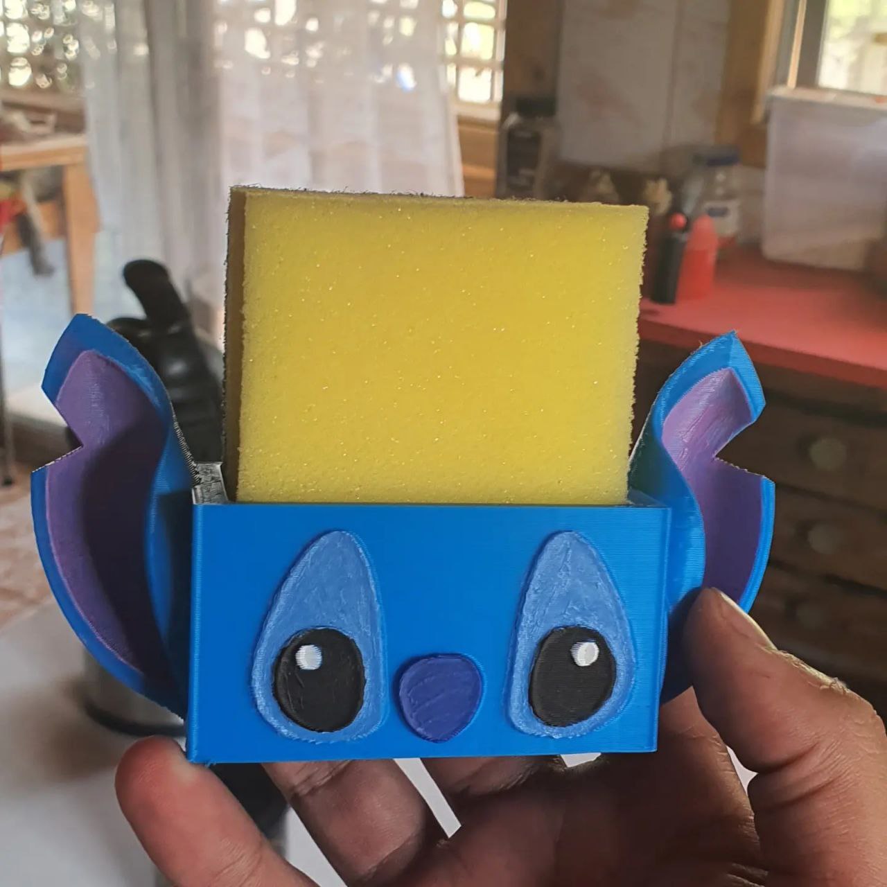 🧽 stitch sponge holder・Free STL File for ・Cults