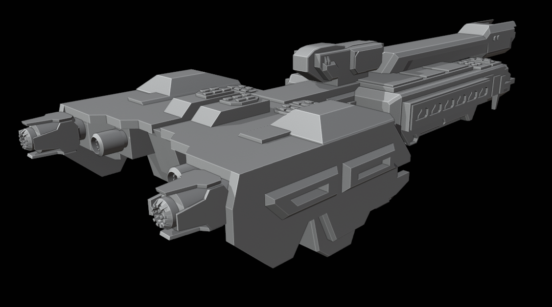 😇 Stalwart-class Light Frigate・ STL File for ・Cults