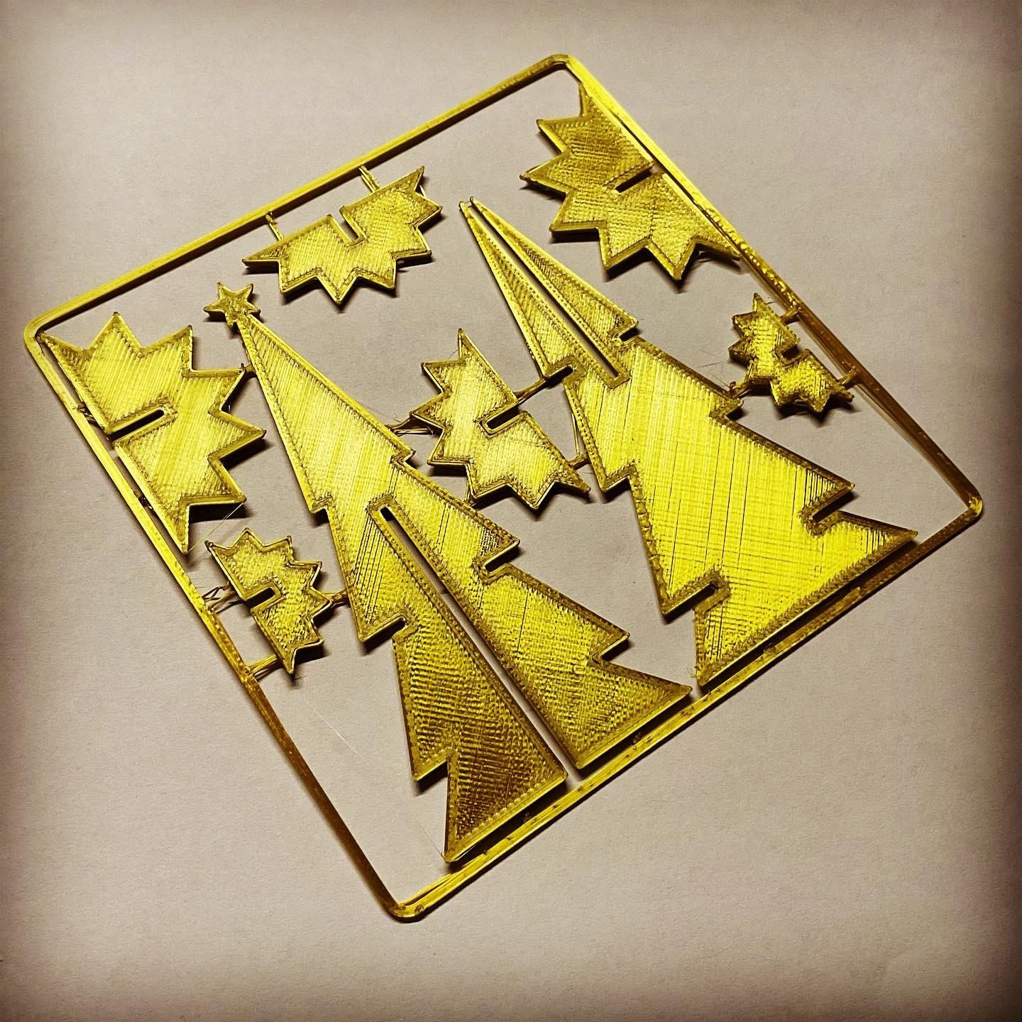 Free STL file Christmas tree kit card ornament 🎄 ・3D printer design to ...