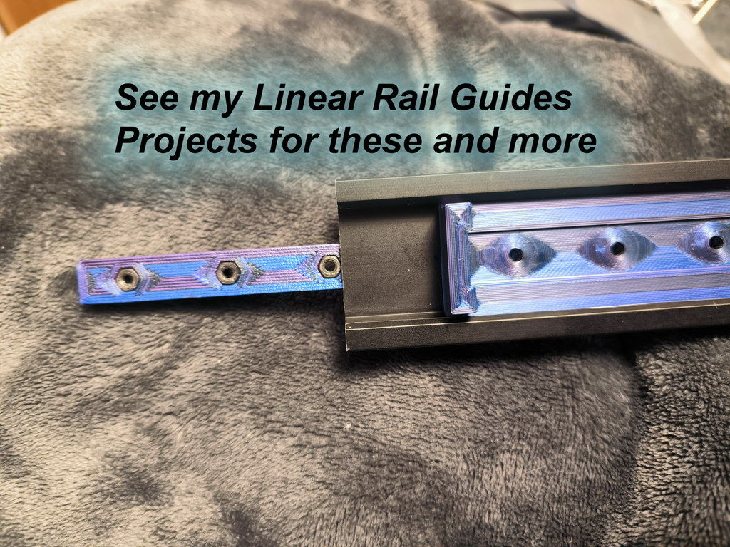 Free STL file Linear Rail Guides Mounts for 2040 - Centered-XYZ by ...