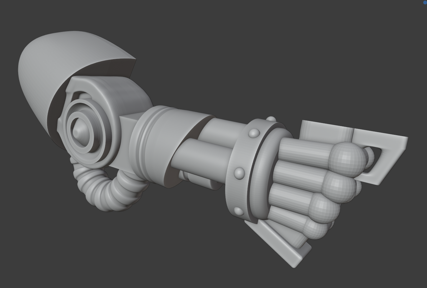 💪 iron arm for iron hands 40k・Free STL File for ・Cults