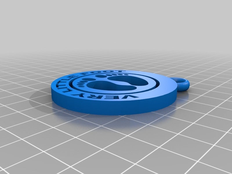 Free STL file Very little foot keychain 🦶 ・3D print design to download ...