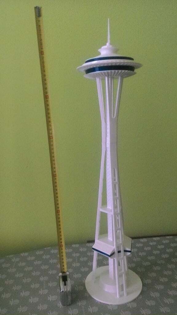 3D printable Seattle Space Needle・Cults