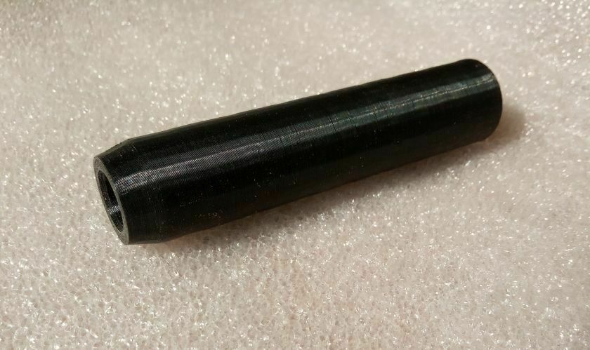 Archivo 3D gratis .177 (4,5 mm) Silenciador de rifle de aire 1/2" UNF ...