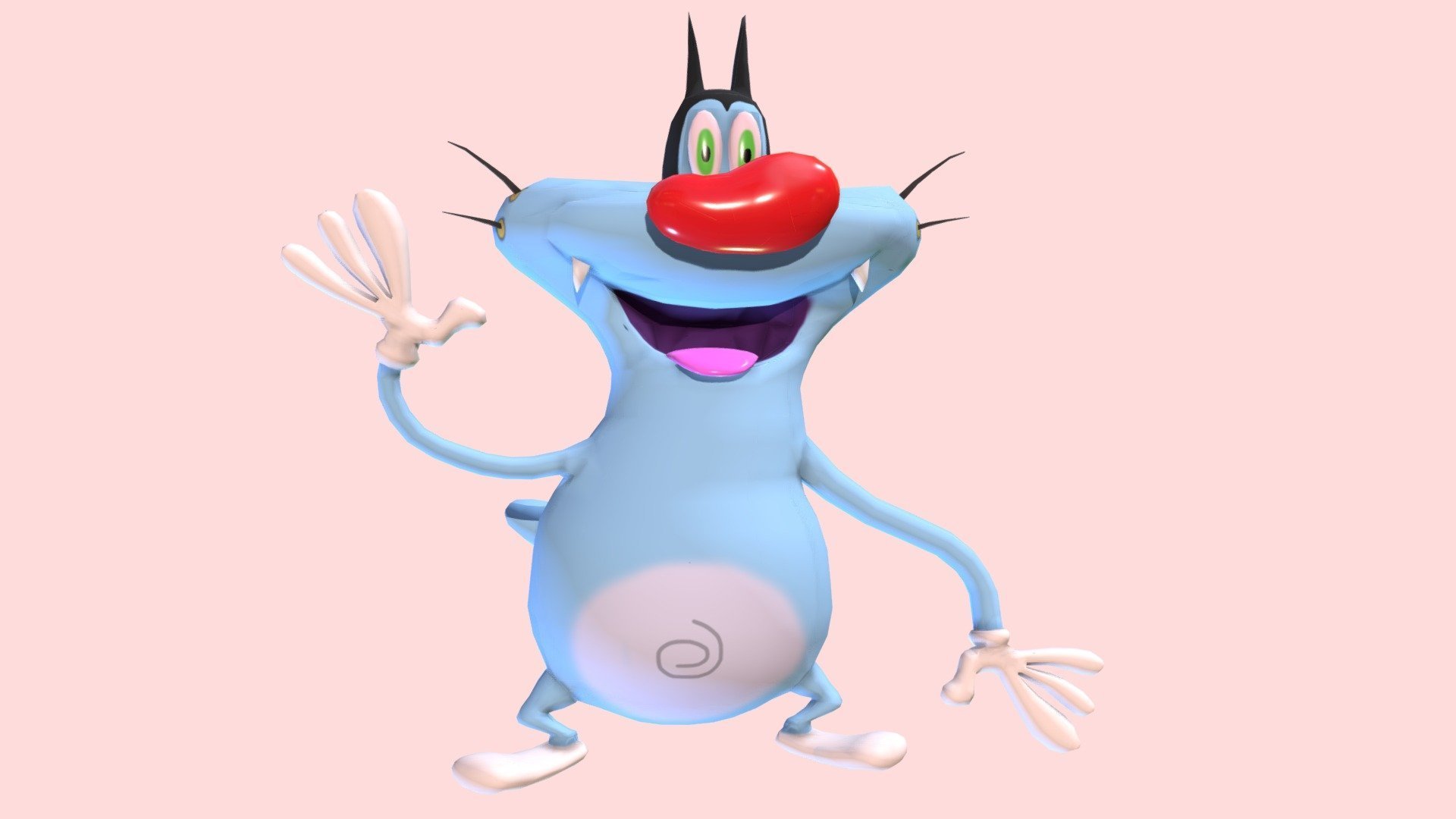 🎨 oggy 3d model・ 3D File for ・Cults