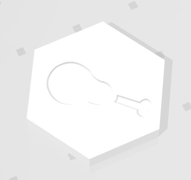 Файл STL D2 Chicken Drumstick Symbol Logo 🐔 ・3D-печатная модель для ...