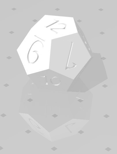 STL file D12 Sharp Edge - Fantasy Elf Font 🧝 ・3D printable design to ...