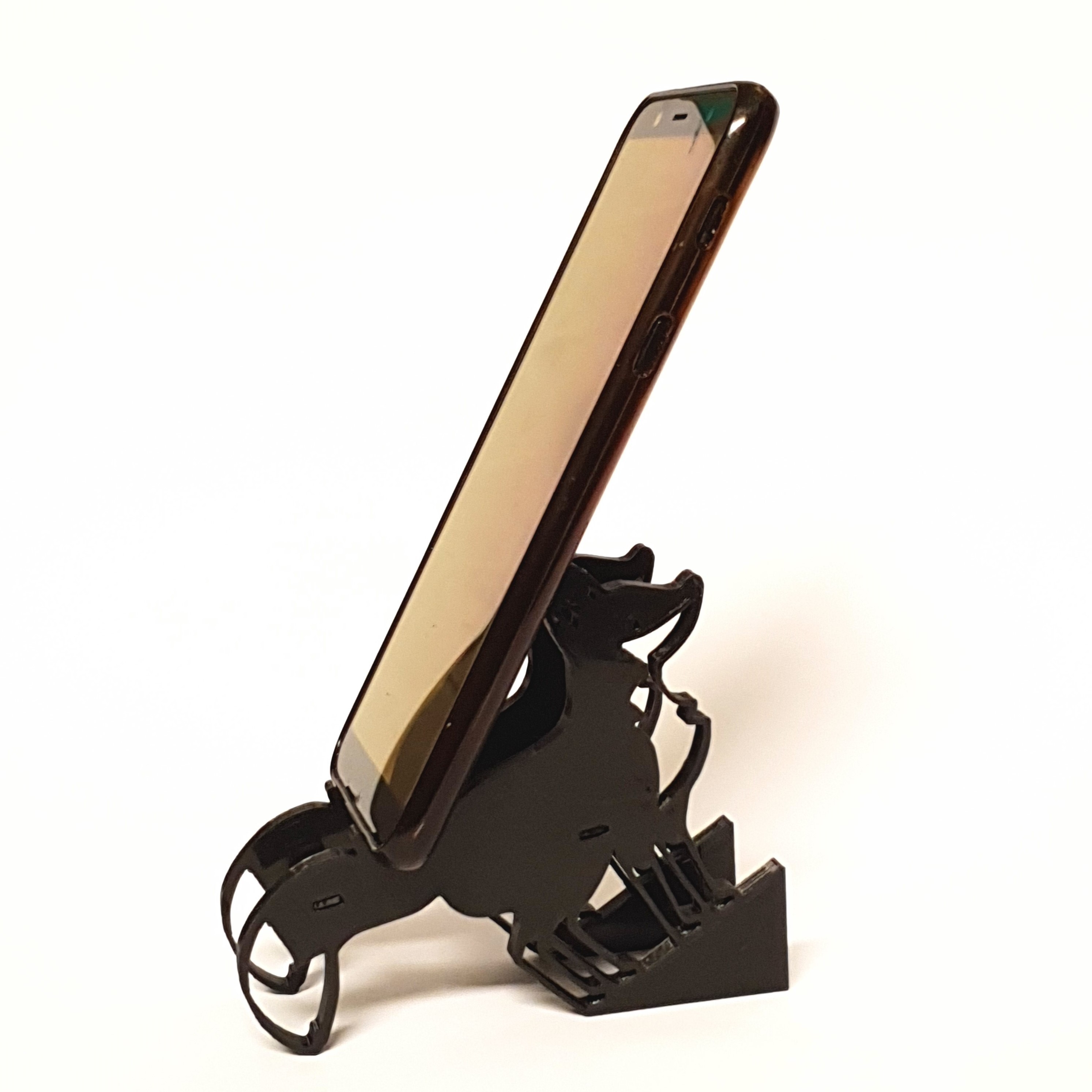 Free STL file Fox - Universal mobile phone holder 🦊 ・3D print object to ...