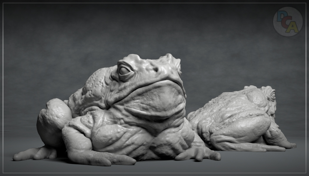 3D file Giant Toad - DnD Monster - 2 Poses 👹 ・3D print object to ...