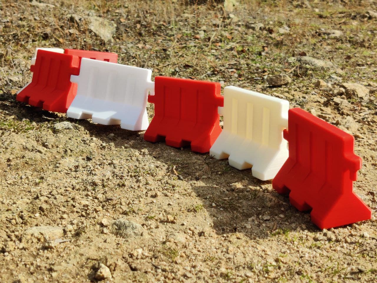 STL file 1/10 Traffic Block for RC Cars/Trucks 🚦 ・3D printable design ...