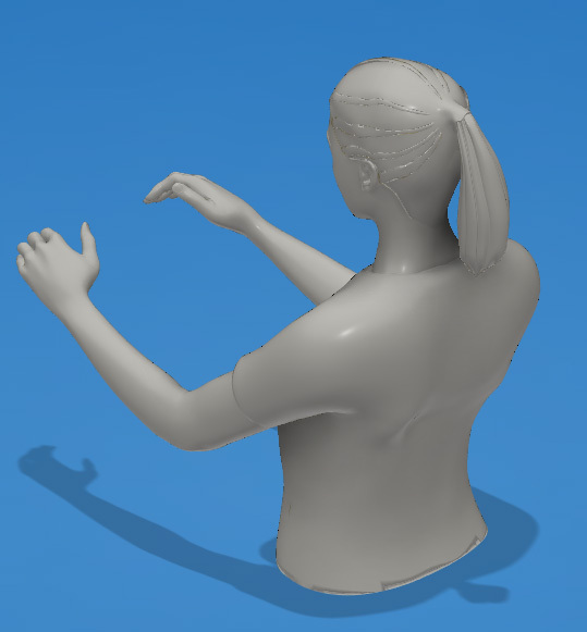 STL file 1/10 RC Woman driver for lexan interiors 👩 ・3D printable model ...