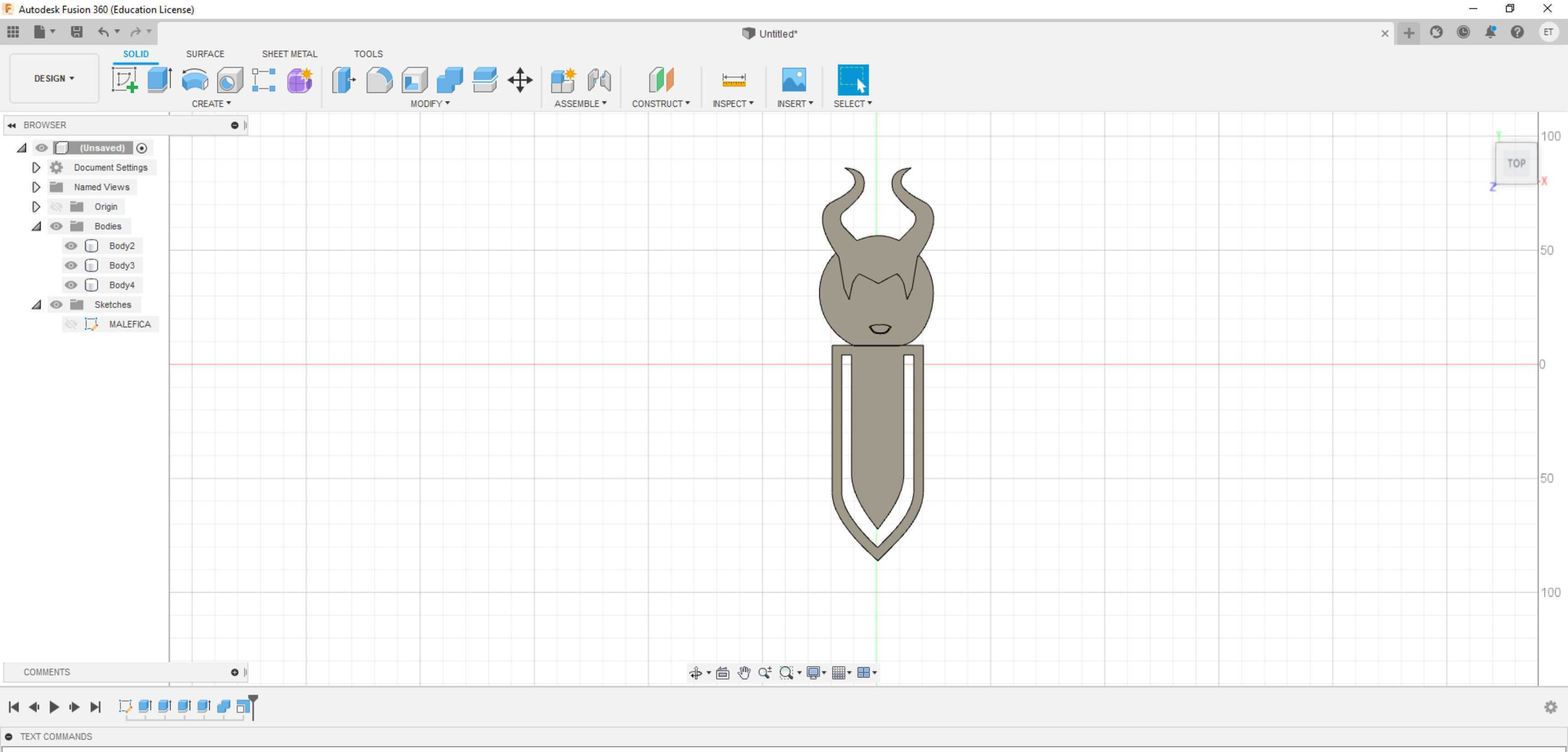 STL file Maleficent Bookmark 🔖 ・3D printable model to download・Cults