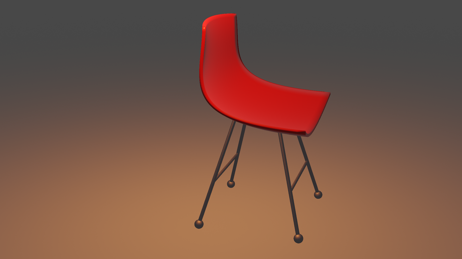 3D file Simple 3D plastic chair 🪑 ・3D printing template to download・Cults