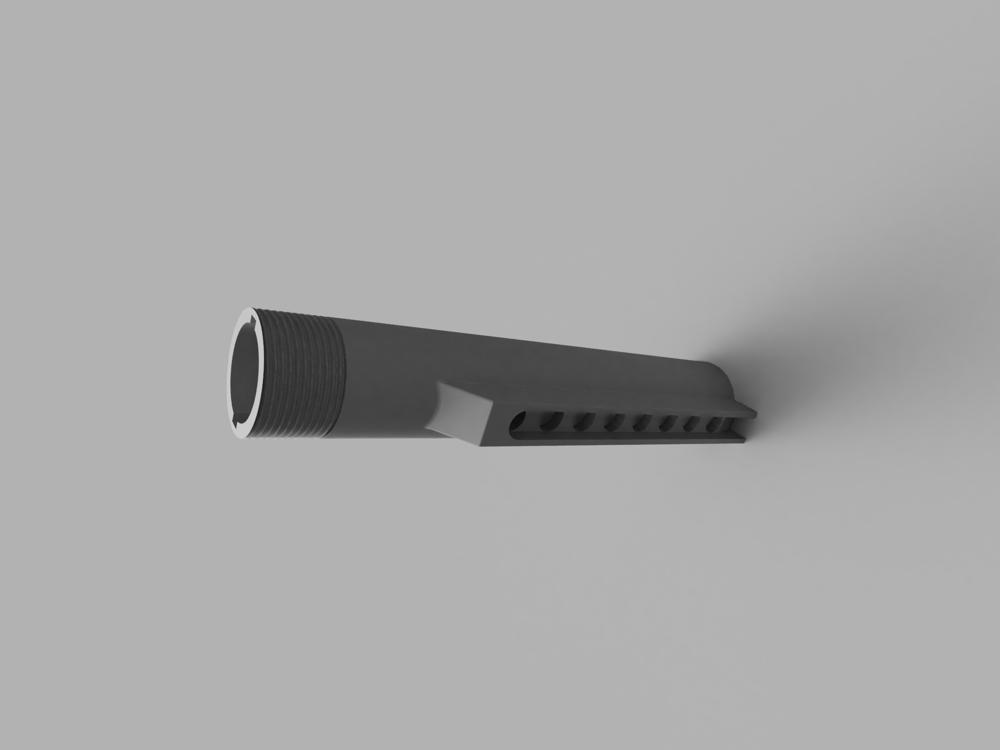 🔫 Airsoft Buffer Tube - 8 position - castle nut・ STL File for ・Cults
