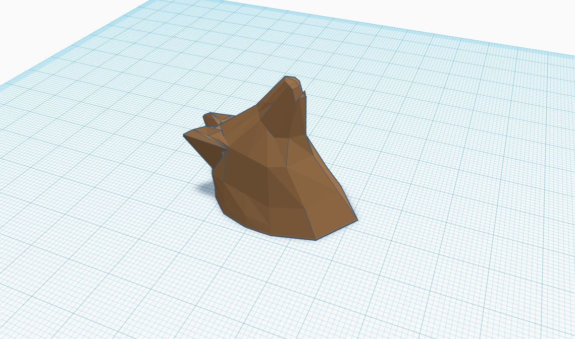 Файл STL Low poly Wolf head trophy 🐺 ・Модель для загрузки и печати в ...