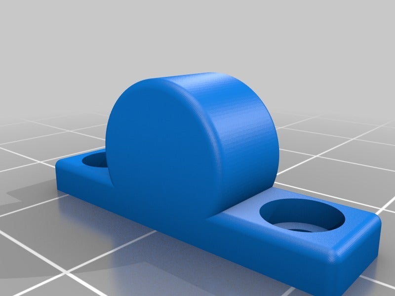 Free STL file Foldable Handle low profile (Poignée repliable faible ...