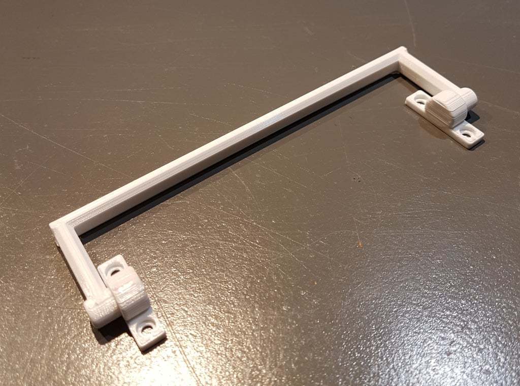 Free STL file Foldable Handle low profile (Poignée repliable faible ...