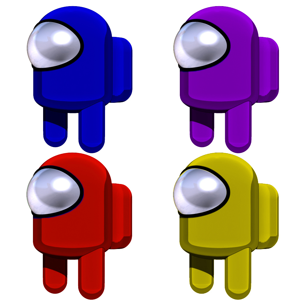 🎨 AMONG US BASE MESH・Free STL File for ・Cults