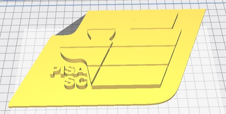 Free STL file Pisa SC 1909 logo 1983/1988 📱 ・3D printer design to ...