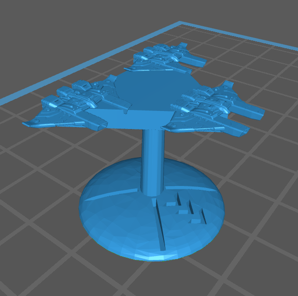 STL file SUPPORTED Warfleets: FTL Alliance Fleet 🚢 ・3D print design to ...